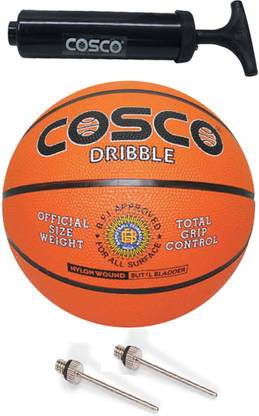 COSCO Dribble Basketball Size-7 With Basketball Pump and 2 Needle ...