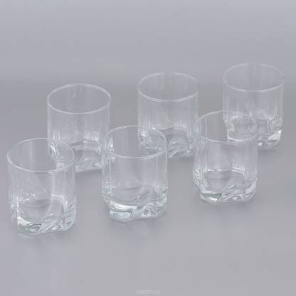 PASABAHCE (Pack of 6) Luna juice clear glass Glass Set Water/Juice ...