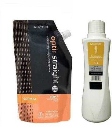 MATRIX Opti. Straight ( 125 ML) Straightening Cream ( Normal ) & Cream ...