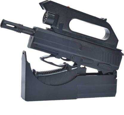 Sakshi Enterprises AirSoft SMG BB Toy Gun Foldable Guns & Darts ...