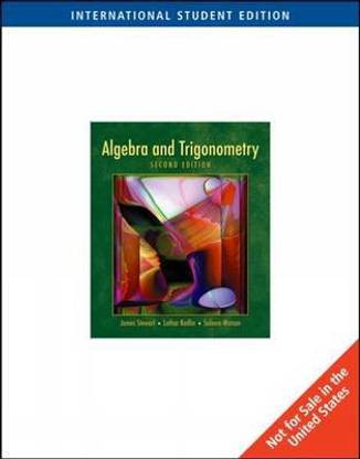 Algebra and Trigonometry 2nd Edition: Buy Algebra and Trigonometry 2nd ...