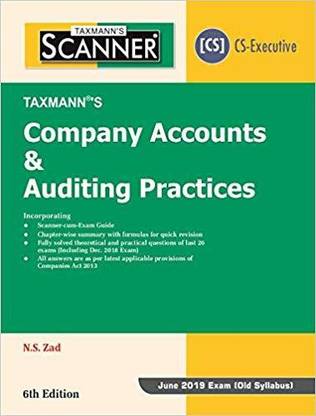 Scanner-Company Accounts & Auditing Practices (CS -Executive) (June ...