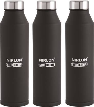 NIRLON Stainless Steel Freezer Water Bottle Combo Set, Black, 1000Ml 1000 Bottle - Buy NIRLON ...