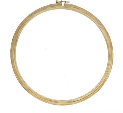 Embroiderymaterial 10 Inch Round Wooden Embroidery Hoop Price in India ...