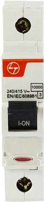 L&T Exora MCB - 6A, 1Pole (SP), 10kA, C Curve BB10060C MCB Price in India - Buy L&T Exora MCB ...
