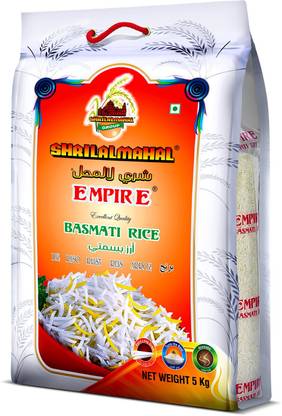 SHRI LAL MAHAL EMPIRE BASMATI RICE 5 KG Basmati Rice (Long Grain, Steam ...