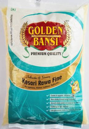 Golden Bansi Kesari Rawa Fine - Whole Wheat Barley Price in India - Buy ...