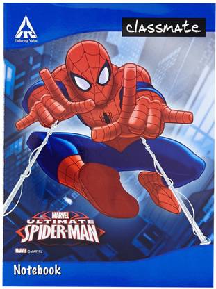 Classmate ULTIMATE SPIDERMAN Regular Notebook DOUBLE LINE 180 Pages ...