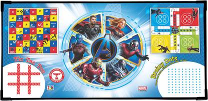 MARVEL Avengers Endgame 4-in-1 Games Multipurpose Laptop Table Board ...