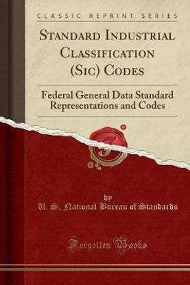 Standard Industrial Classification (Sic) Codes: Buy Standard Industrial ...