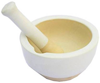 SK Craft SK Craft Porcelain Masher Set-10 CM Diameter, Mortar & Pestle ...