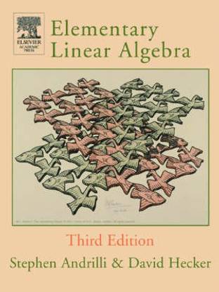 Elementary Linear Algebra: Buy Elementary Linear Algebra by Andrilli ...