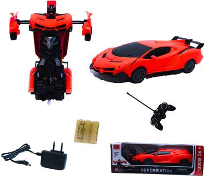 INFISTYLES REMOTE CONTROL LAMBORGHINI TRANSFORMER CAR INTO ROBOT WITH ...