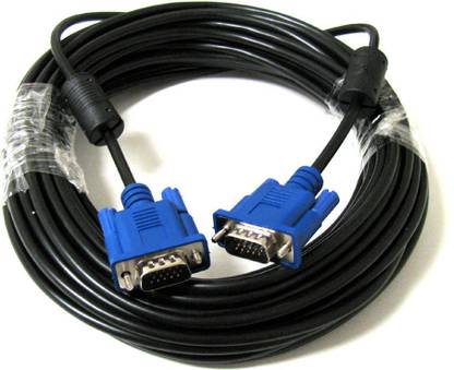 World2view VGA Cable 10 m High Quality VGA Male to Male Cable - 10 ...