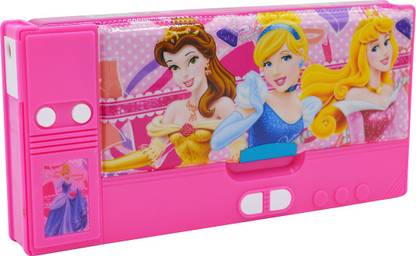 Flipkart.com | Quickk Disney Princess Jumbo Pencil Box For Girls, Dual ...