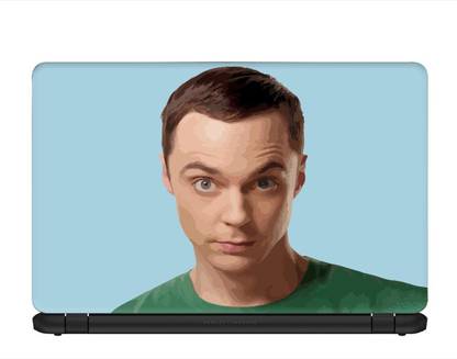 100yellow Sheldon Cooper Laptop Skin Decal PVC Vinly Laptop Decal 15.6 ...