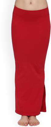 TRENDZINO 10 - Saree Shaper - Blood Red Nylon Blend Petticoat Price in ...