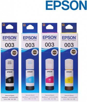 Epson EPSON L3110 / L3150 Black + Tri Color Combo Pack Ink Bottle ...