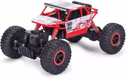 FBI Rock Crawler Monster Truck 1:18 Scale 4WD 2.4Ghz 4x4 Rally Car (Red ...