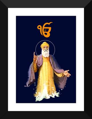 Ik Omkaar - Mool Mantar - Guru Nanak Dev Ji - Sikh Guru - Small Poster ...