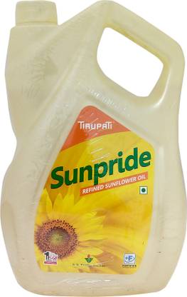 TIRUPATI Sunpride Refined Sunflower Oil Can Price in India - Buy ...