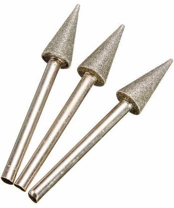 SBRMART Drill_488 Shank Emery Grinding Head Cone Shape Electric ...