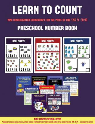 Preschool Number Book (Learn to count for preschoolers): Buy Preschool ...