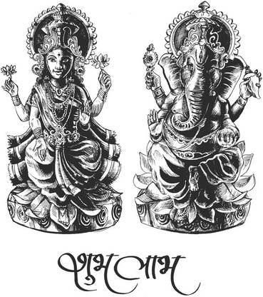 Shubh Labh Poster |God Poster for Room|Religious Poster|Poster for any ...