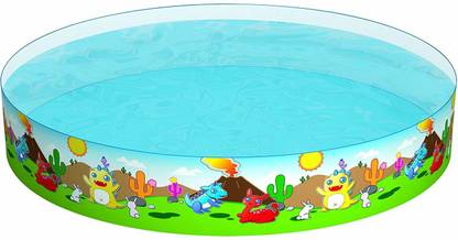 TULLY 4 Feet Intex Swimming Pool for Kids Non-Air Without Air Home ...
