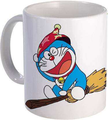 COLOR YARD best Doraemon cute design on white Ceramic Coffee Mug Price ...
