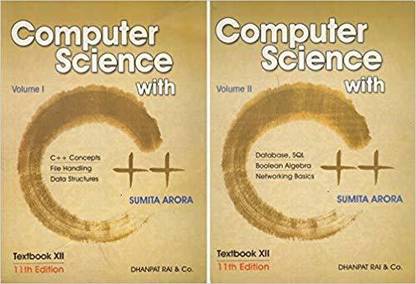 Computer Science With C++ (Set Of 2 Volume) By Sumita Arora (2019-2020 ...