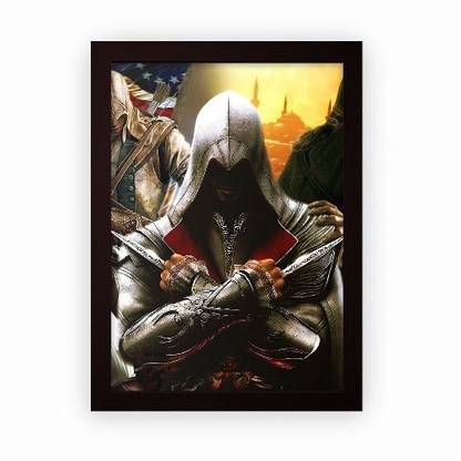 Assassins Creed Framed Poster For Wall Hanging or Desk (Matte Laminated ...
