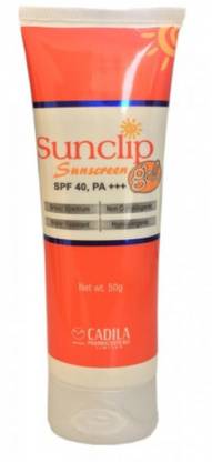 cadila pharma SUNCLIP SUNSCREEN - SPF 40 PA++++ - Price in India, Buy ...
