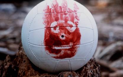 Cast away handprint volleyball wilson Wall POSTER LARGE Print on 36x24 ...