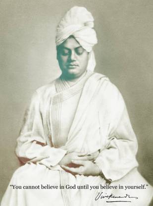 Swami Vivekananda POSTER LARGE Print on 36x24 INCHES Fine Art Print ...