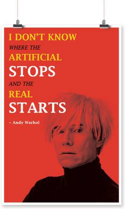 Andy Warhol Quote Posters