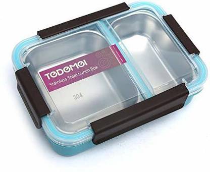 Flipkart.com | Fitwist Inside Stainless Steel Square Shape Lunch Box 1 ...