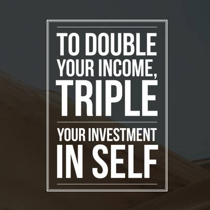 to double your income sticker poster|Motivational Poster|Inspirational ...