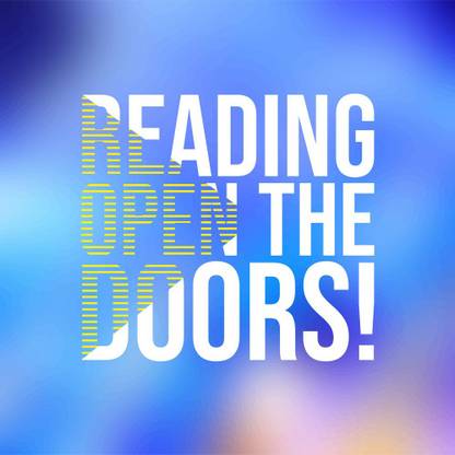 reading open the doors |Motivational Poster|Inspirational Poster|Gym ...