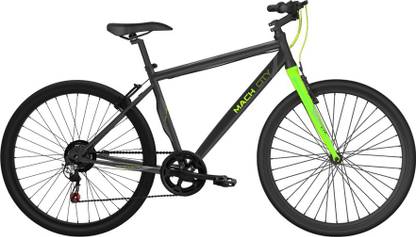 Mach City MACHCITY MUNICH 21 SPEED GREEN 26 T Hybrid Cycle/City Bike ...