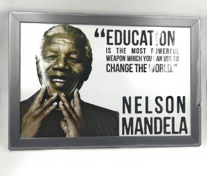 Education quotation from "Nelson Mandela" Photographic Paper - Quotes ...