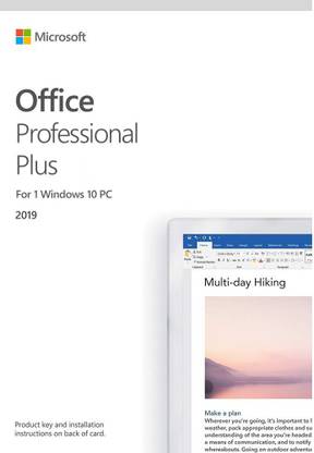 MICROSOFT Office 2019 Professional Plus Retail Product Key Price in ...