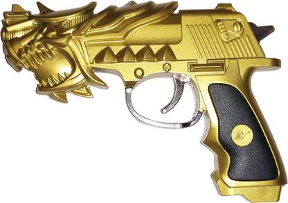 GROZA Golden Shock Gun With Laser Light And Torch Gag toy Gag Toy Price ...