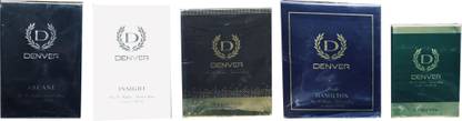 Buy DENVER 1 ARCANE 1 INSIGHT 1 DIGNITY 1 PRIDE 1 GREEN( PACK OF 5) Eau ...
