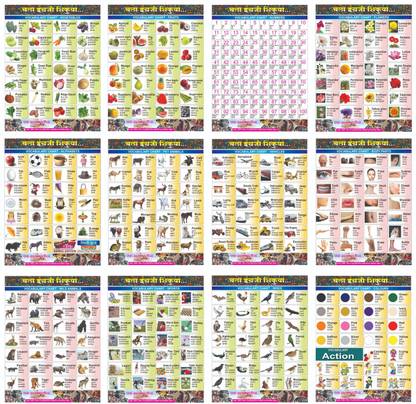 Vocabulary Chart Paper Print - Gurukul Institute posters - Animals ...