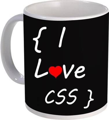 COLOR YARD best I love css in brace with black background on white ...