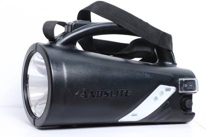 ANDSLITE RANGER BLACK RECHARGEABLE TORCH Torch Price in India - Buy ...