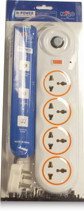 Nippo Nippo 4S+1 2M Spike Guard 4 Socket Extension Boards Price in ...
