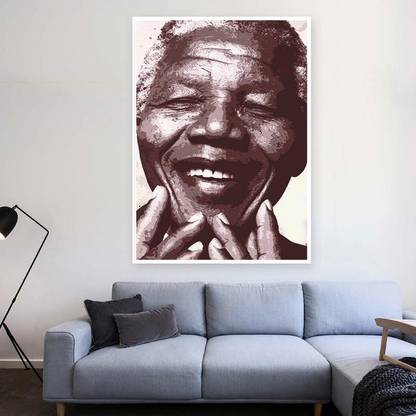 Nelson Mandela Big Jumbo Poster Fine Art Print - The Art Bundle posters ...