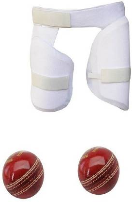SW leather ball thigh pad and ball Cricket Kit - Buy SW leather ball ...
